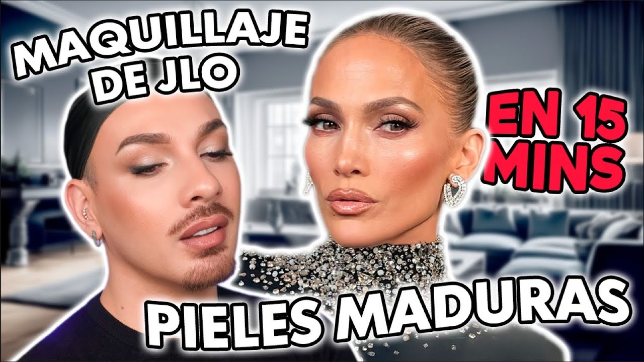 JLo's Makeup Secrets for Mature Skin: A Lifting Effect! | Gsus Serrano Mua
