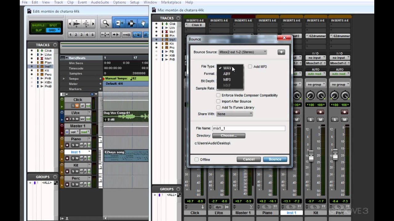 Bounce to Disk (Quick Tips)