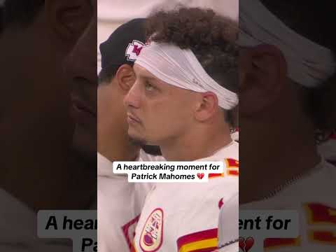 Heartbreaking for Patrick Mahomes 💔 #kansascitychiefs #patrickmahomes