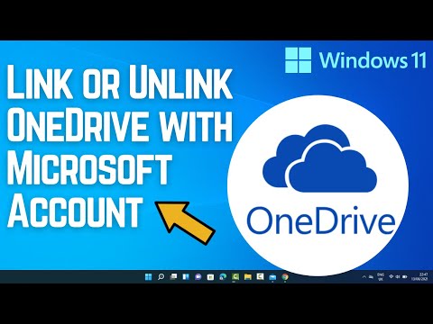 Link or Unlink OneDrive with Microsoft Account in Windows 11