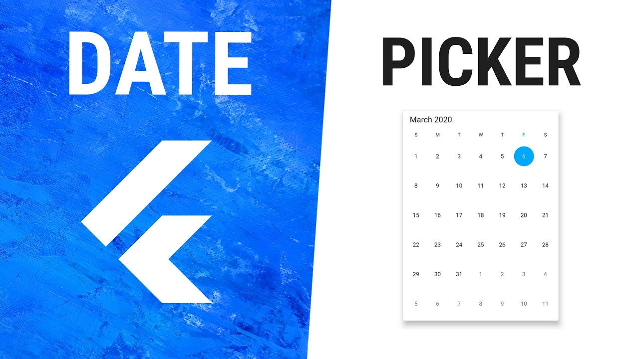 Flutter DatePicker Widget