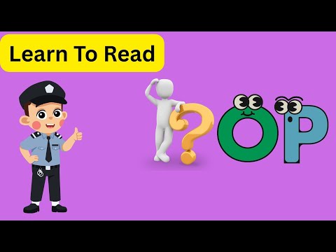 Learn to Read Fun Words Ending in -OP | Short O Phonics for Kids