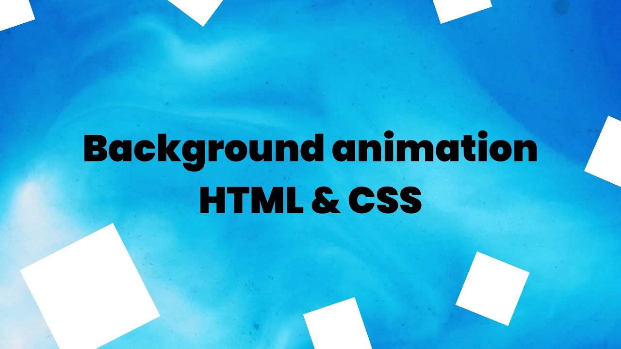 Animated Background with CSS and HTML | Learn Coding