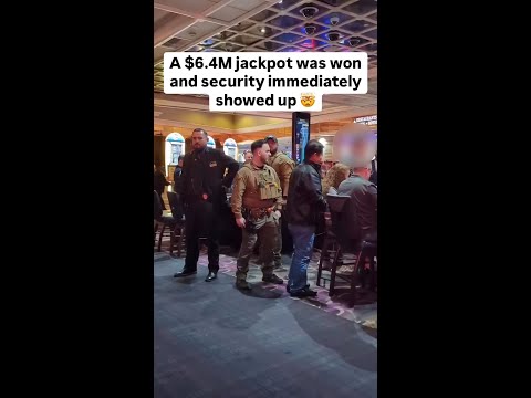 Security Escort for this Jackpot Winner πΈ