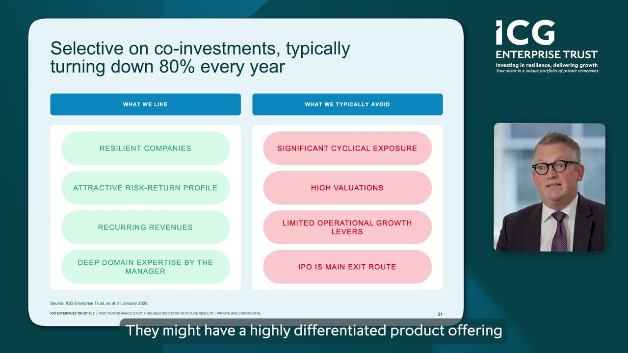 ICG Enterprise Trust Shareholder Seminar | Part 7