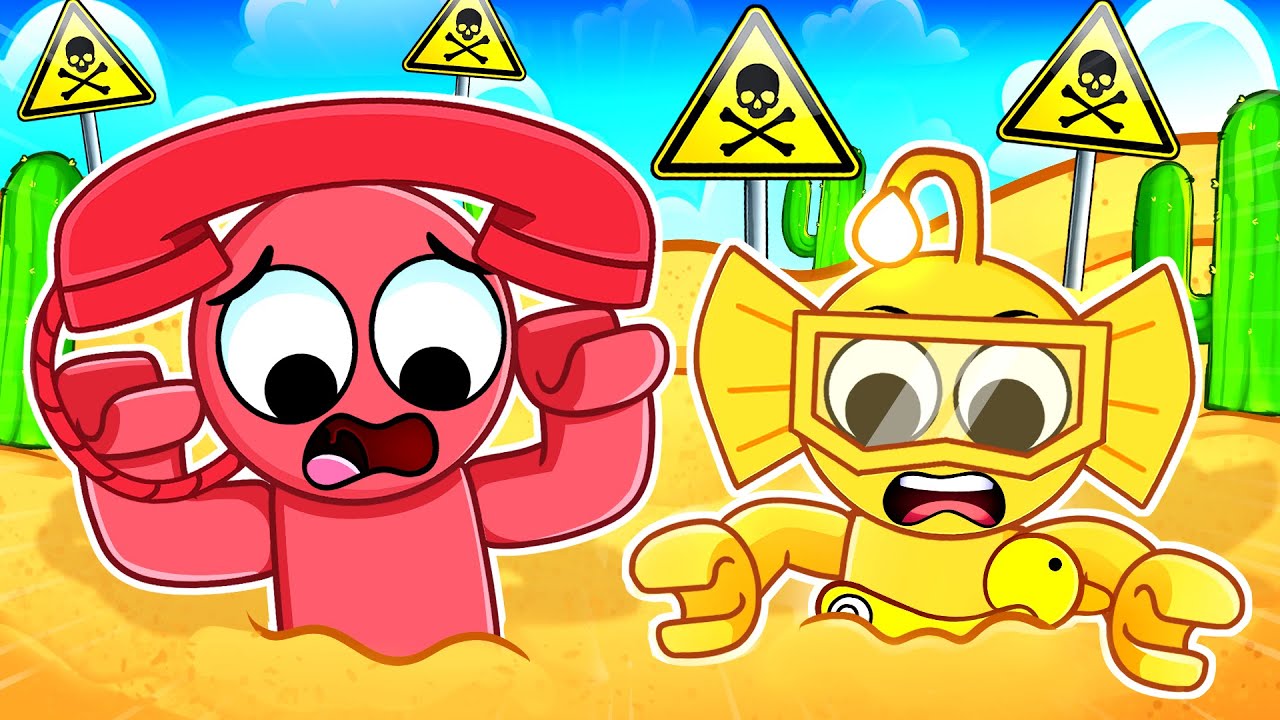 Can TELE & BAILEY SPRUNKI ESCAPE ALL QUICKSAND TRAPS In Roblox? (Incredibox)