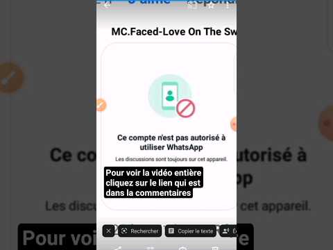 Regardez comment on corrige : Ce compte ne peut pas utiliser WhatsApp ?/👉 nouvelle méthode #whatsapp
