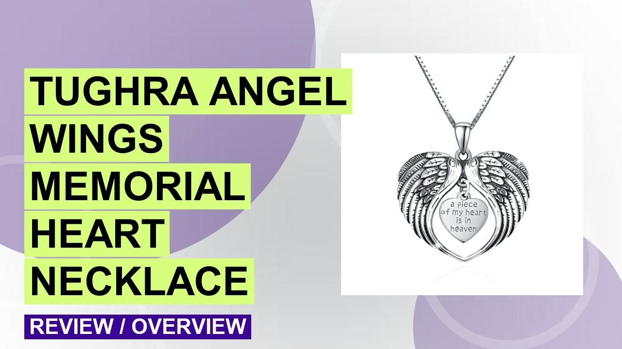 TUGHRA Angel Wings Necklace Review – Beautiful Memorial Jewelry for Loved Ones