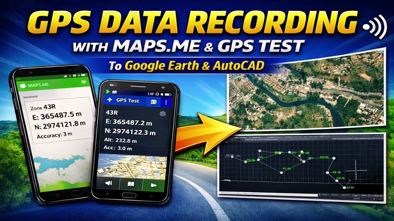 MAPS.ME & GPS Test App Data Recording