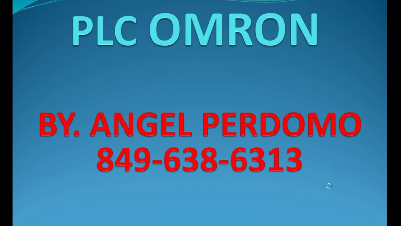 INVERSIÓN DE GIRO DE UN MOTOR TRIFASICO  PLC OMRON