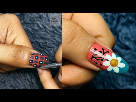 “Modern Mix Nail Art – Different Styles on Both Hands for 2025” #stylecatchesrs #nailart