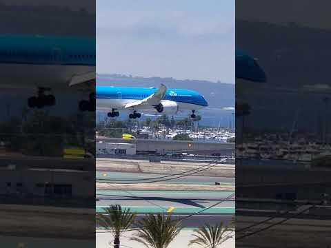 KLM BOEING 787-9, PH-BHM Inaugural Flight To San Diego International Airport