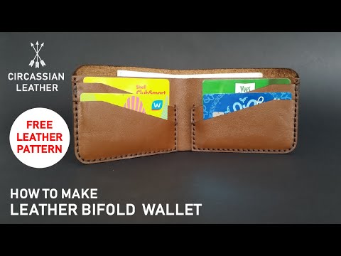 FREE LEATHER MEN WALLET TEMPLATE PDF FILE - DOWNLOAD