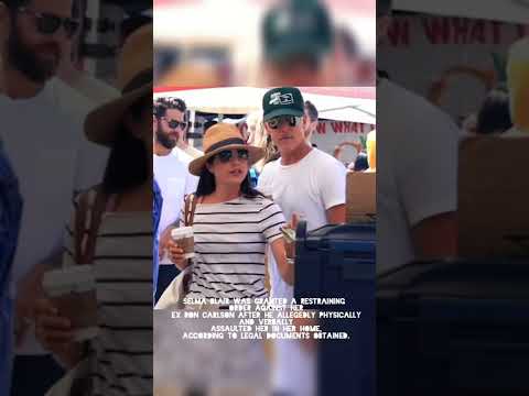 Selma Blair Gets Restraining Order Against Ex Ron Carlson After Alleged Attack #shorts