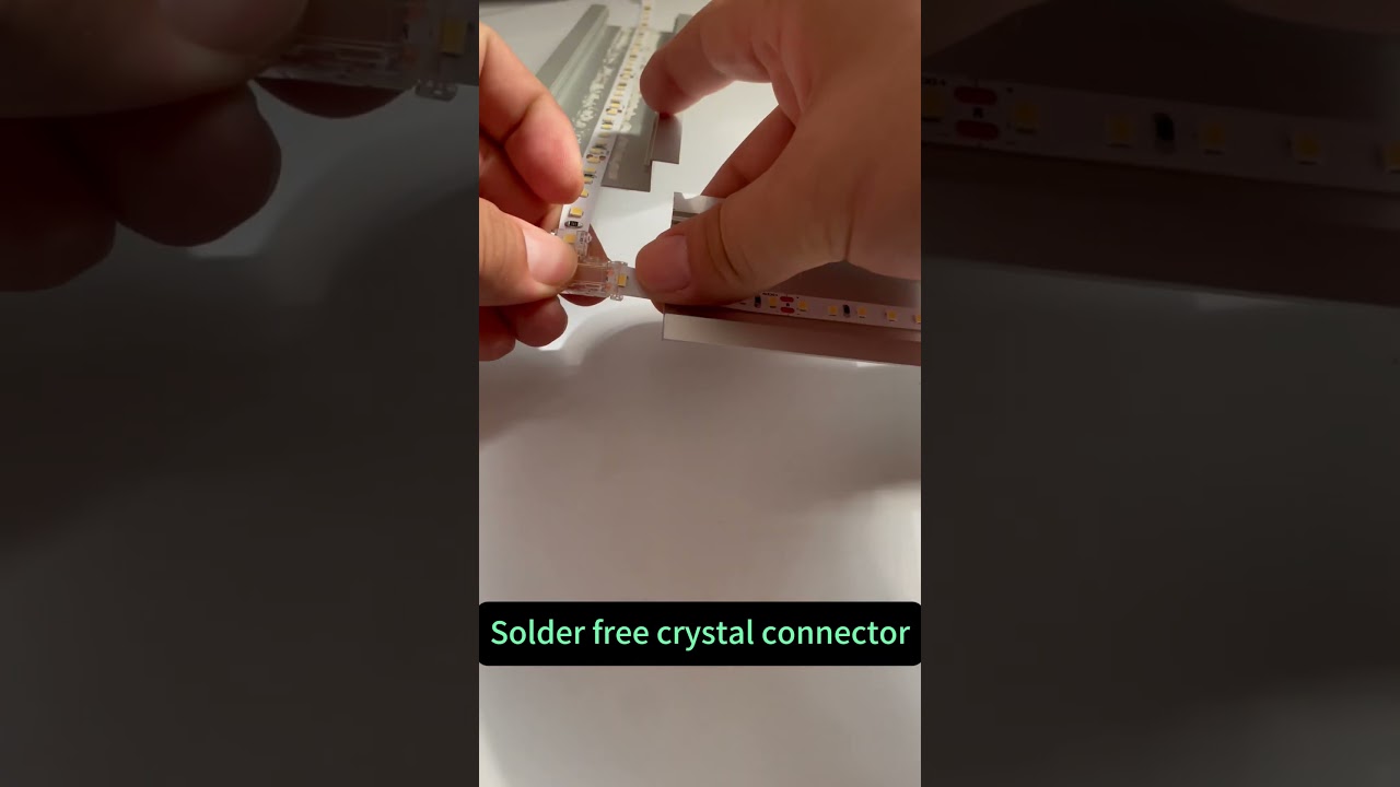 Corner Lighting Design and L-Shape Transparent LED Strip Connector - superlightingled