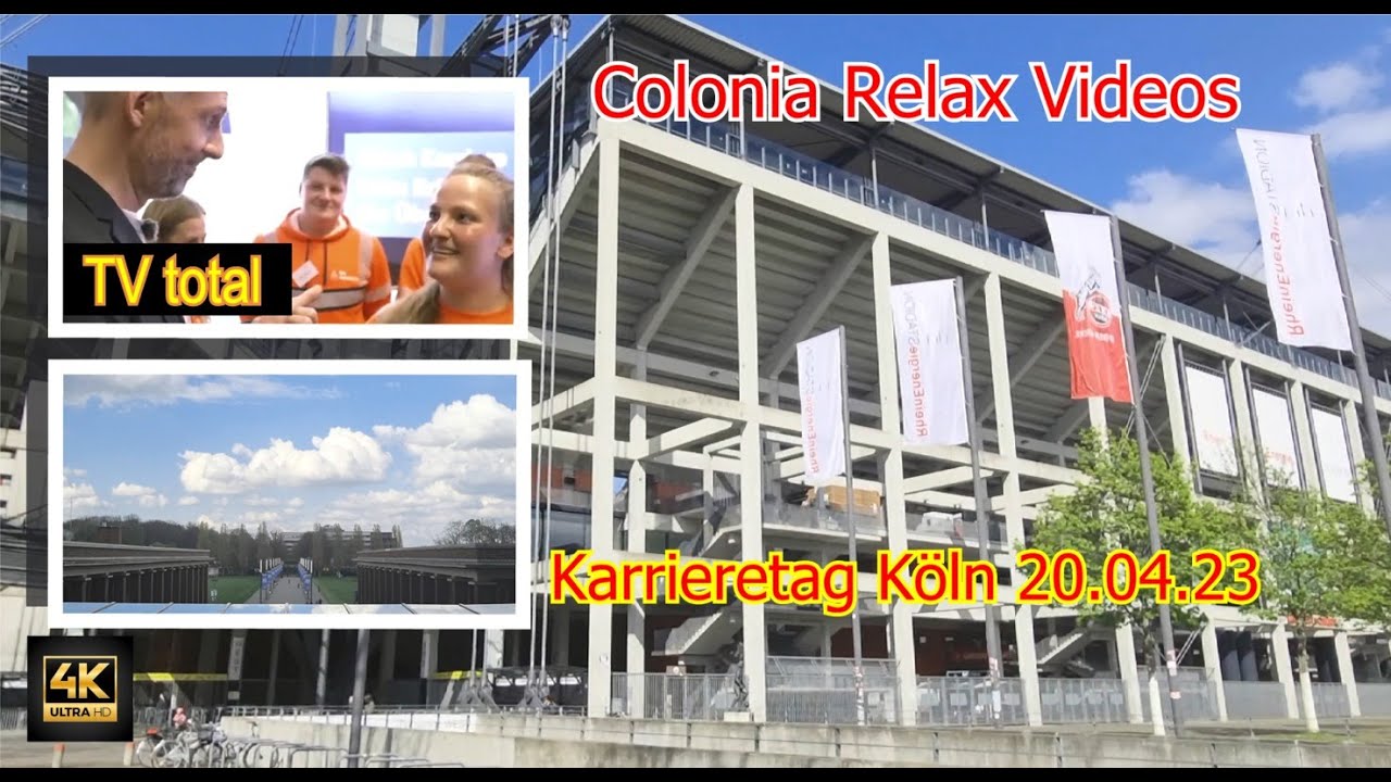 Köln / Cologne Rundgang RheinEnergie Stadion am Karrieretag [4k] Germany  TV total Sebastian Pufpaff