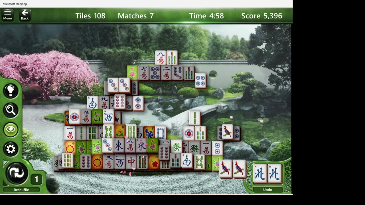 Microsoft Mahjong  (PC Game - WIndows 10 Version) - Wave Puzzle Longplay - Mode: Expert