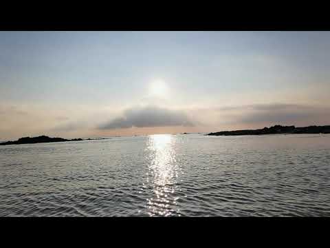 Calming silken waters at St Ouen, Jersey, Channel Islands. Filmed 1st May 2021.
