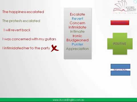 Common Mistake in use of words | Video tutorial by Accord English Trainer | www.AccordEnglish.com.au
