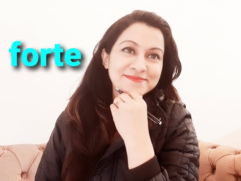 Word #24 forte/ etymology, meaning, pronunciation, sentence examples/'A Word A Day' challenge 2021