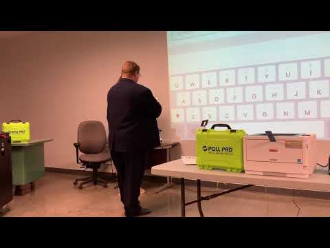 Electronic Poll Book Demonstration – URBAN CNY News – Dustin M. Czarny