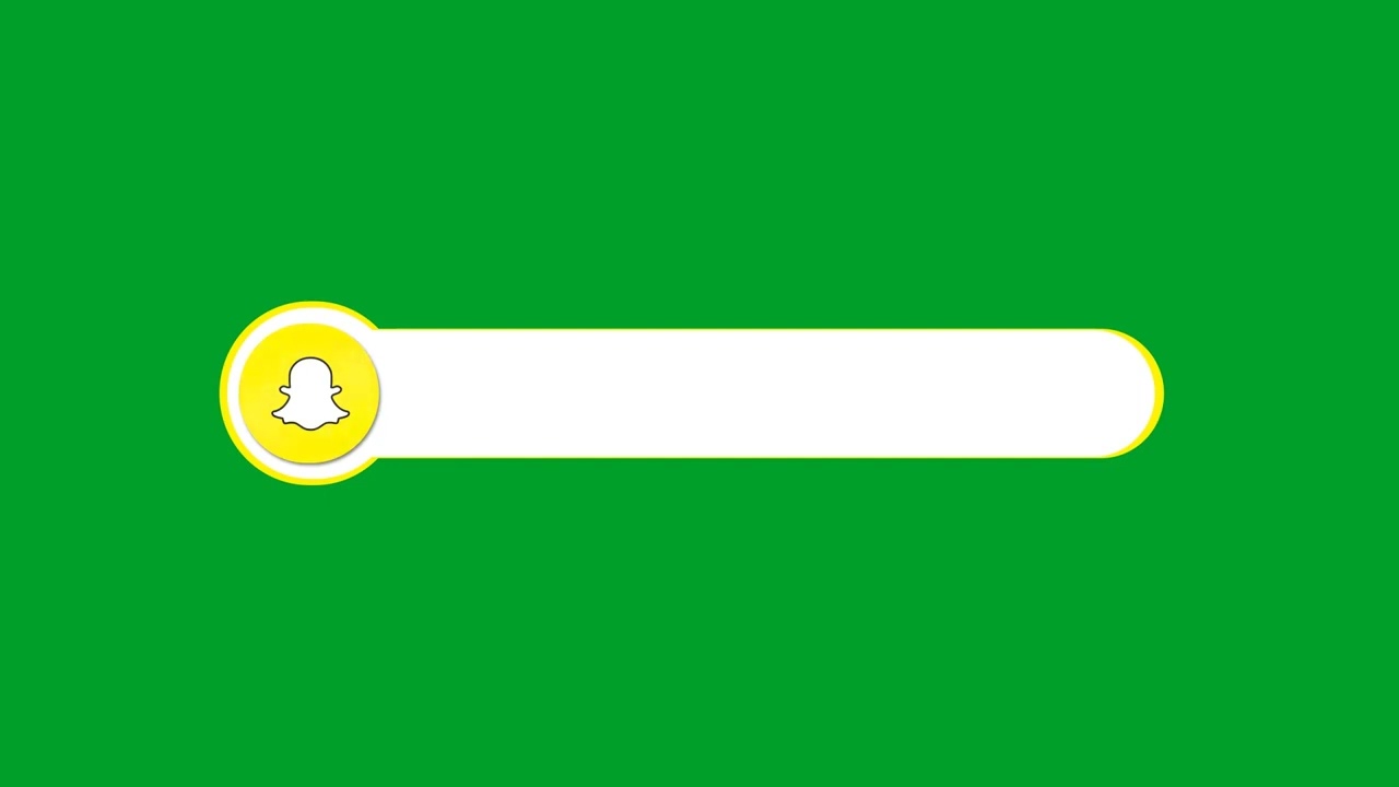 Snap Chat Lower Third Green Screen