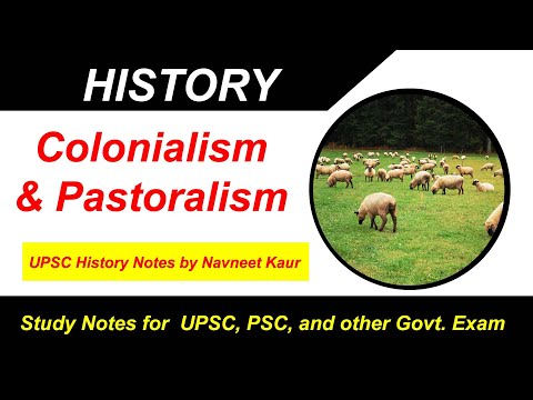 Colonialism and Pastoralism | NCERT - History in Hindi