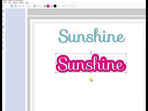 Using Fonts in Canvas Workspace for Brother ScanNCut