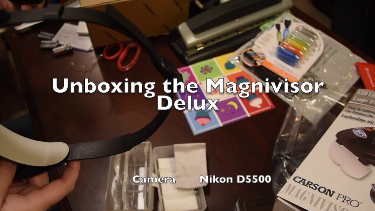 Carson PRo Deluxe Magnivisor Unboxing!