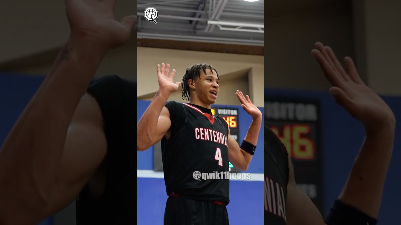 What did Carter Bryant say at the end 🤣 #sierracanyon #carterbryant #basketball