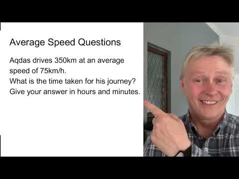Average Speed GCSE maths