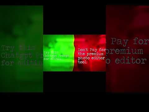 I Found Illegal ChatGPT Prompts for Photo Editing #editingtutorial #chatgpt