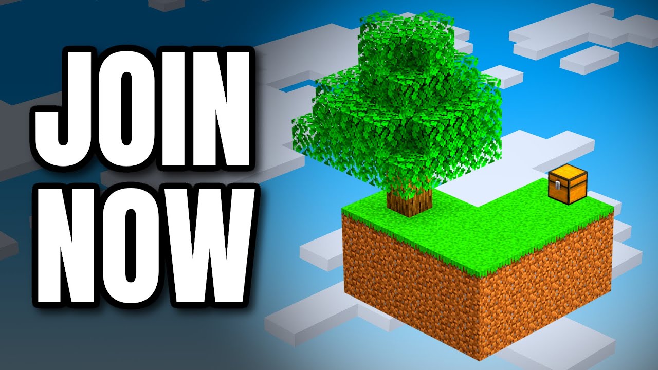 This Skyblock Server Literally JUST OPENED (Bedrock + Java IP)