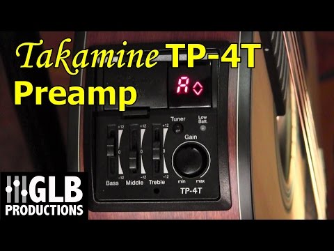 Takamine TP-4T acoustic guitar preamp review and user guide