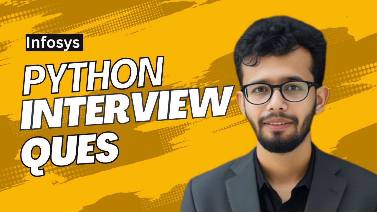 Python Interview Question | Infosys | Udit Soni