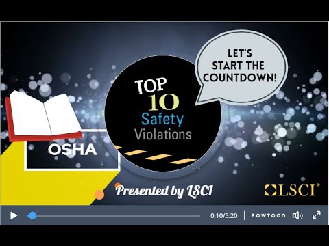 OSHA's Top 10 List for 2018