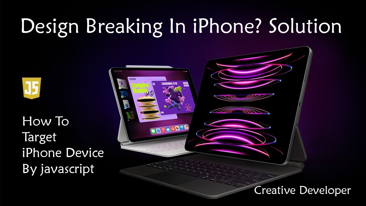 How To Target Specifically iPhone, iPad And iPod Devices By Javascript || Web Design || Javascript