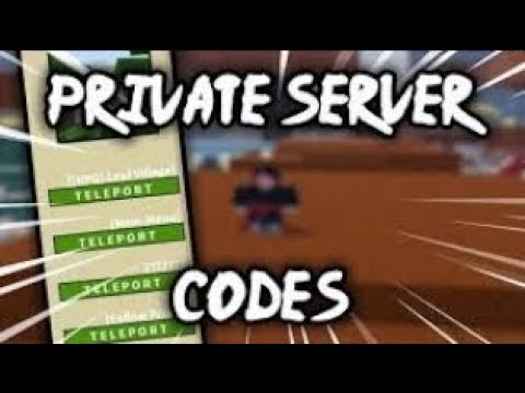 private server code, Shindo life (Conquest)