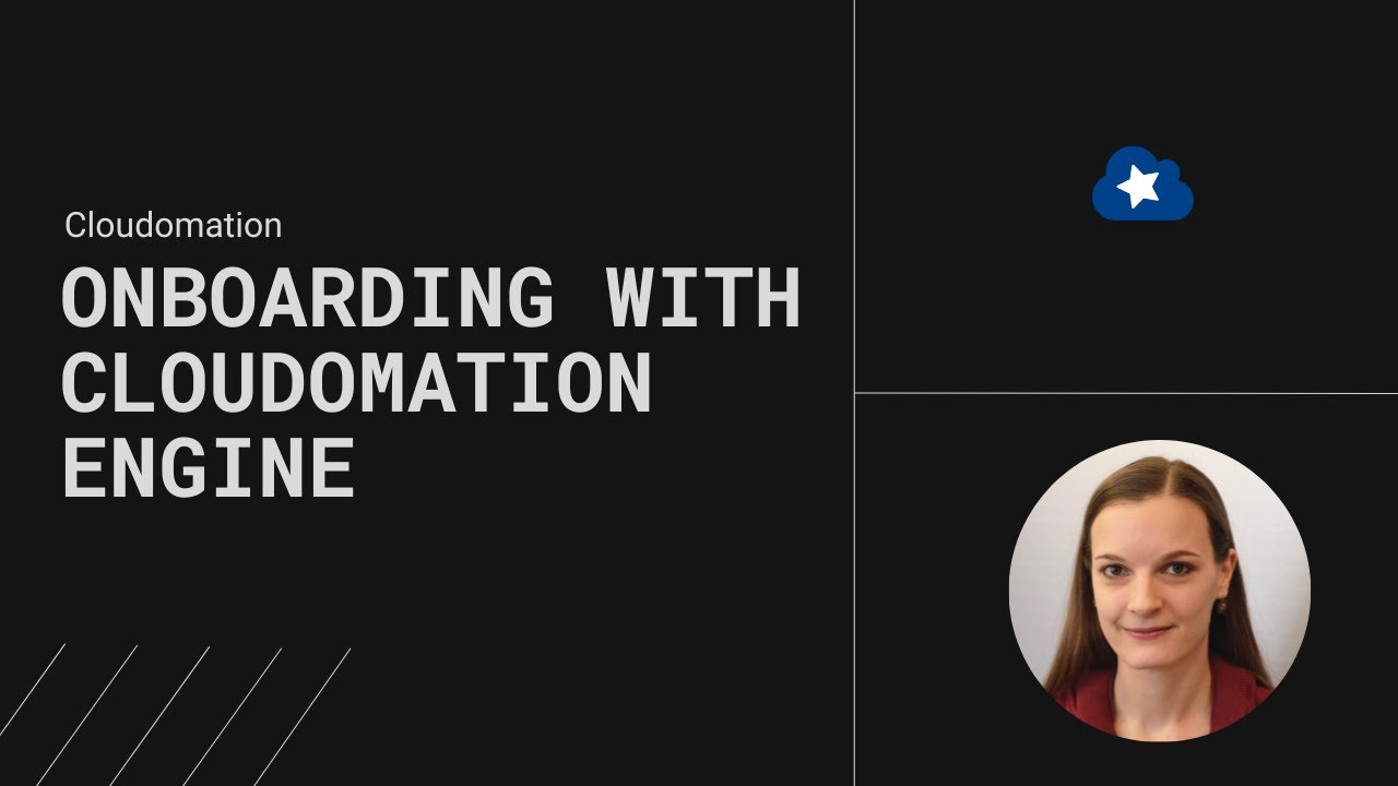 Cloudomation Engine Use Case: Onboarding
