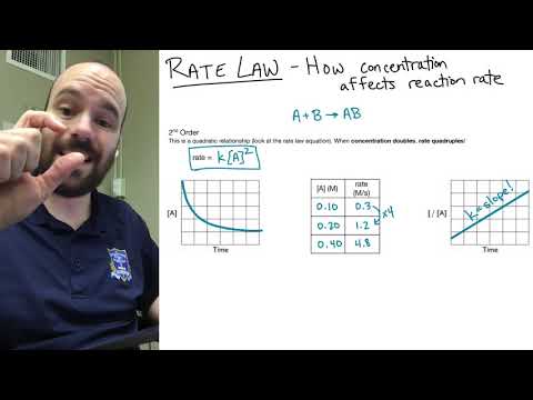 Kinetics Rate Law and Rate Orders