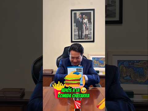 ADIÓS LA COMIDA CHATARRA🥹, MARIO DELGADO TE EXPLICA QUE NO PODRÁS COMER