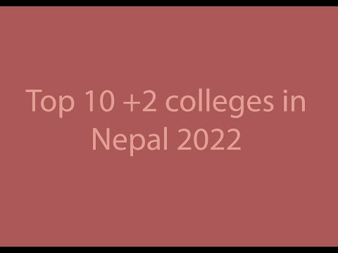 Top 10 plus two Colleges of Nepal 2022 [2079]