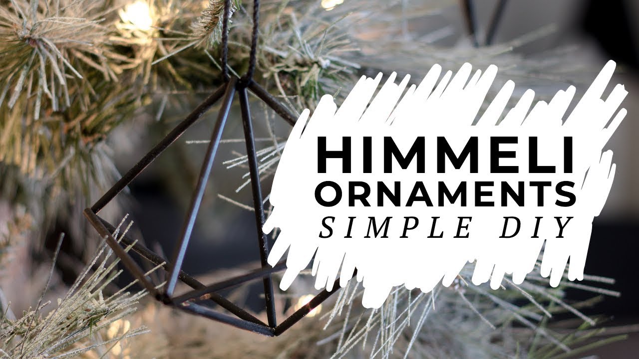 Himmeli Ornaments | A Simple DIY Tutorial