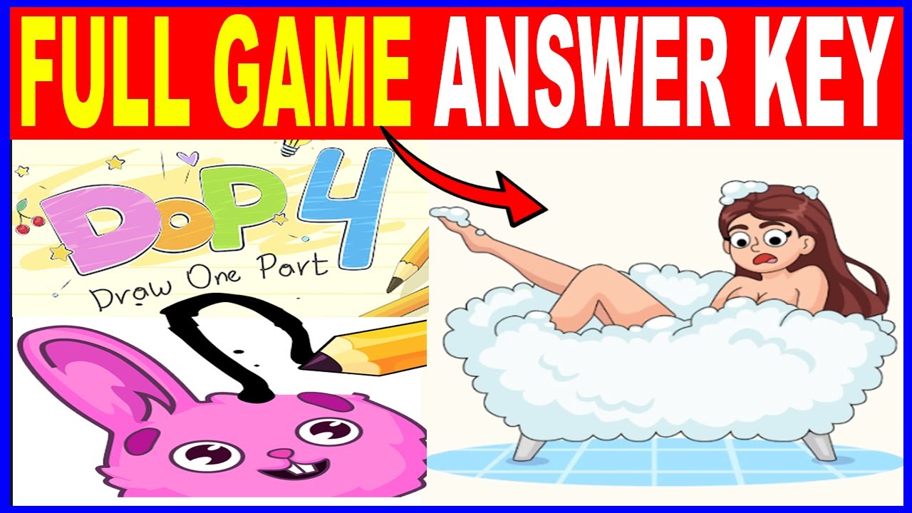 DOP 4 All Levels How to Complete Guide (LATEST UPDATE) - DOP 4: Draw One Part Gameplay Walkthrough