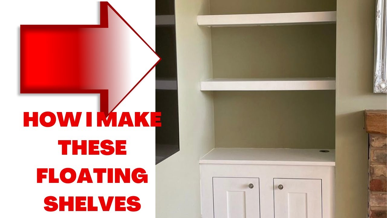 HOW TO MAKE chunky floating shelves