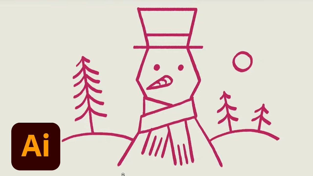 Draw Along with Kyle T. Webster - Snowman | Adobe Creative Cloud
