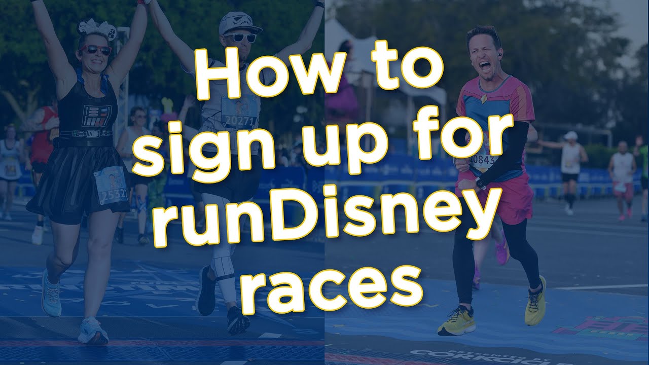 How to register for a runDisney race. EVERYTHING you need to know