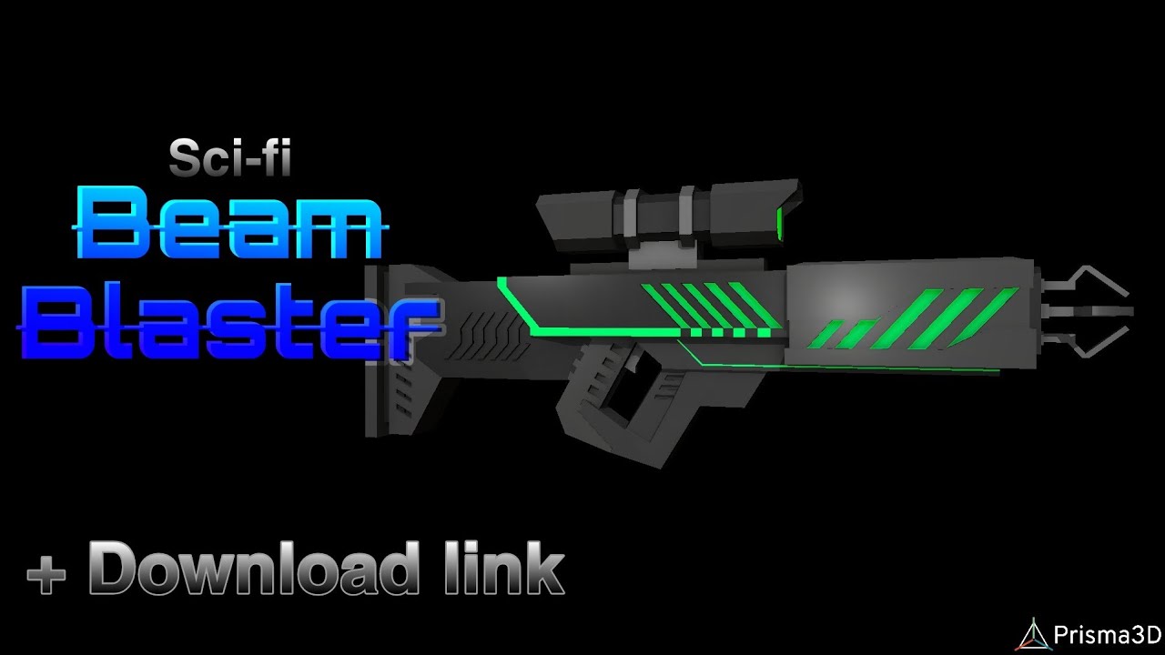 Modeling a sci-fi weapon . // Prisma 3d | Timelapse // ..