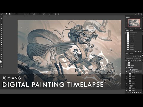 A Dream - 🖌️Digital Painting Time Lapse by Joy Ang