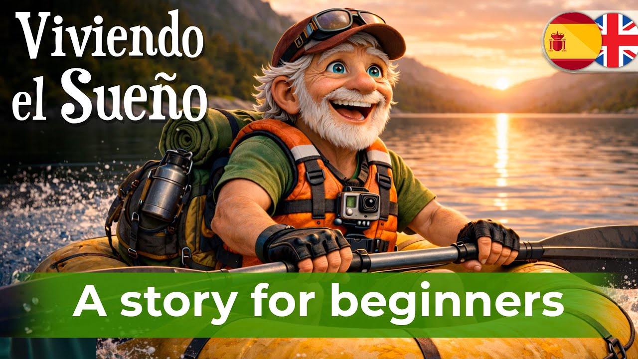 LEARN SPANISH with Easy Story for beginners (A1-A2 level) – Viviendo el sueño